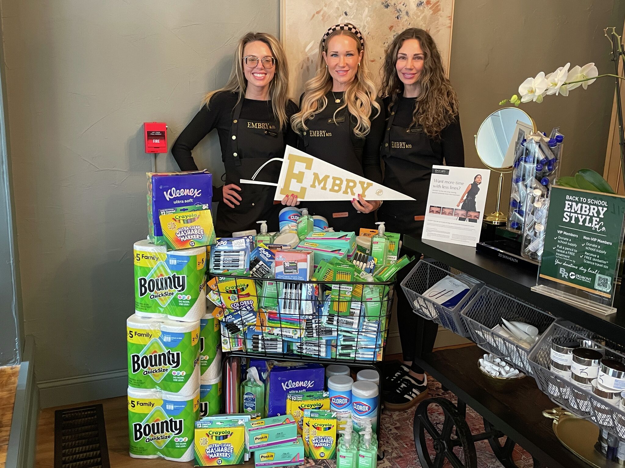 Big Rapids Michigan medical spa Embry & Co. supports schools