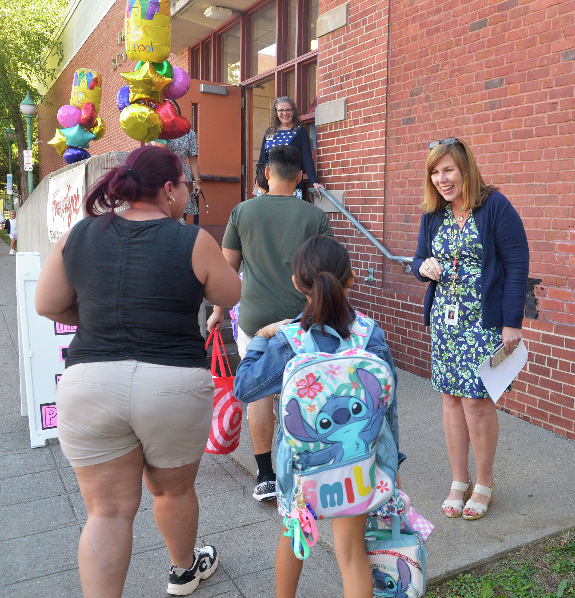 Stamford students return to classes for first day of school