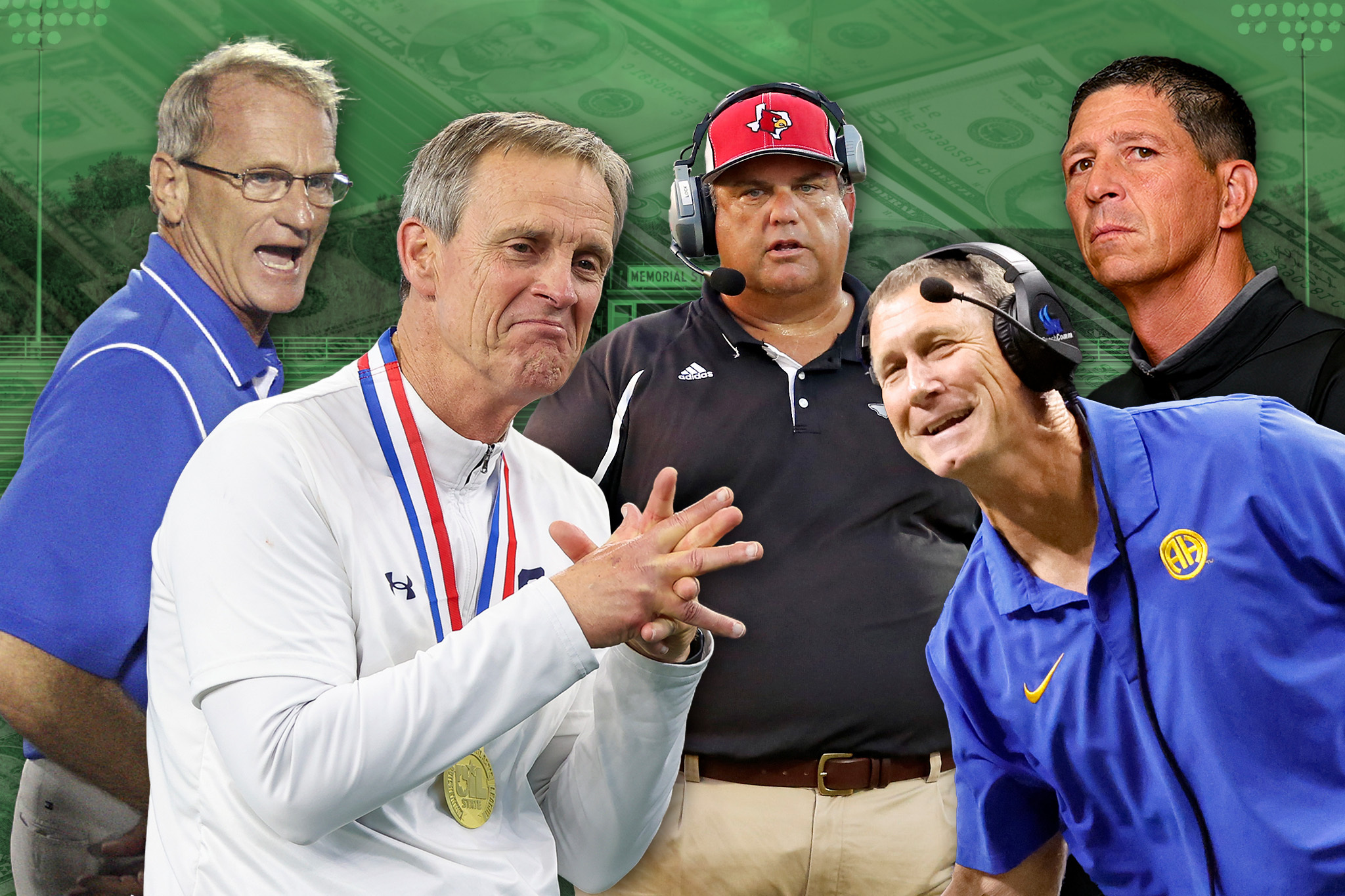 The top five highest-paid football coaches in San Antonio