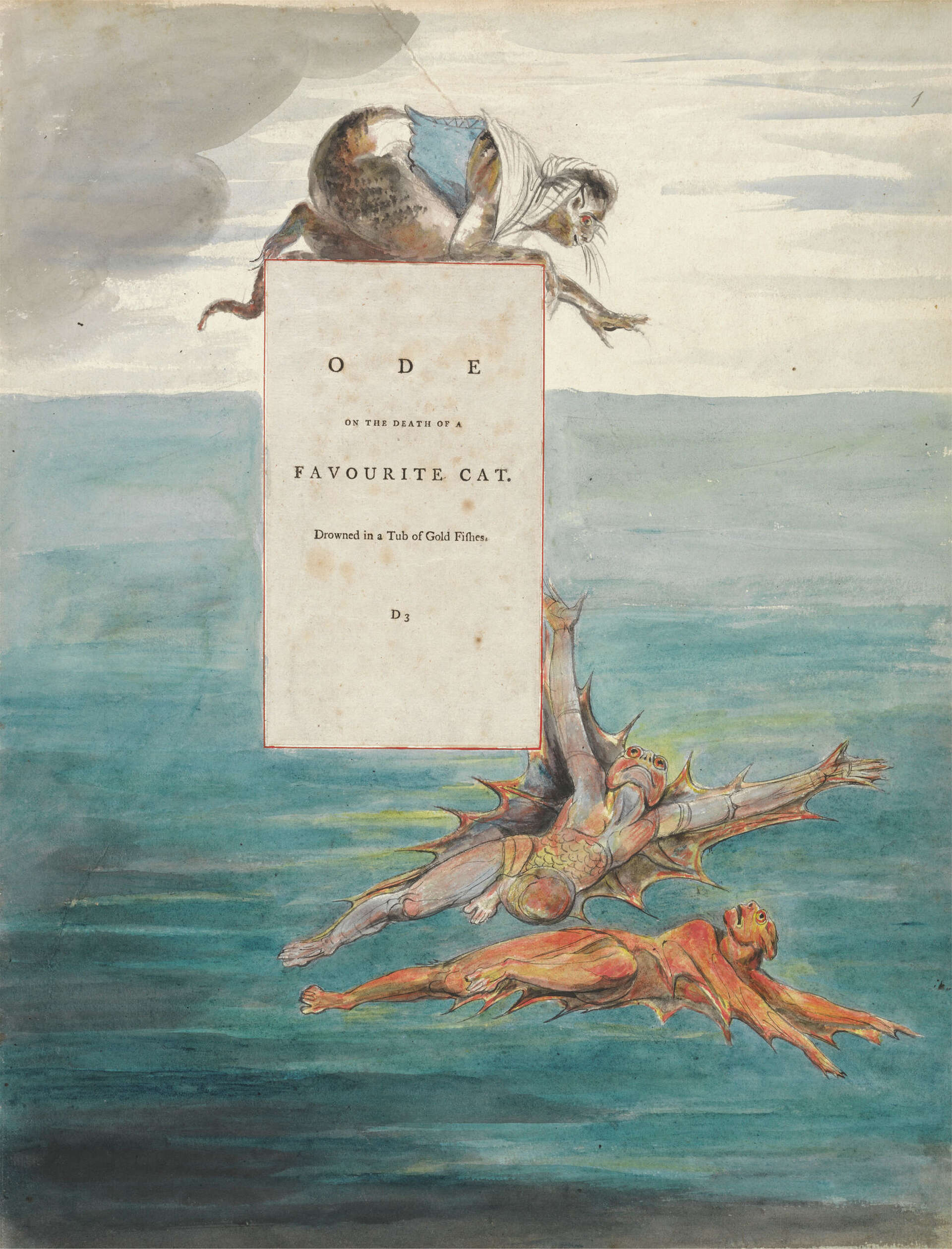 Work of William Blake, poet and painter, on view at Yale in New Haven