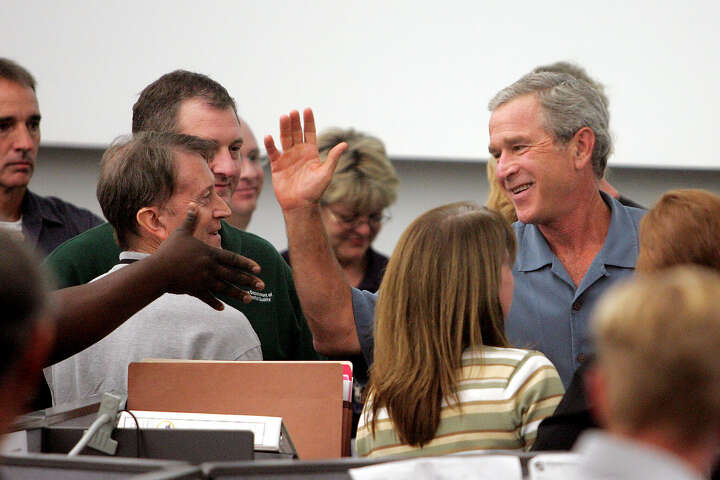 How a viral photo symbolized George W. Bush's Katrina response