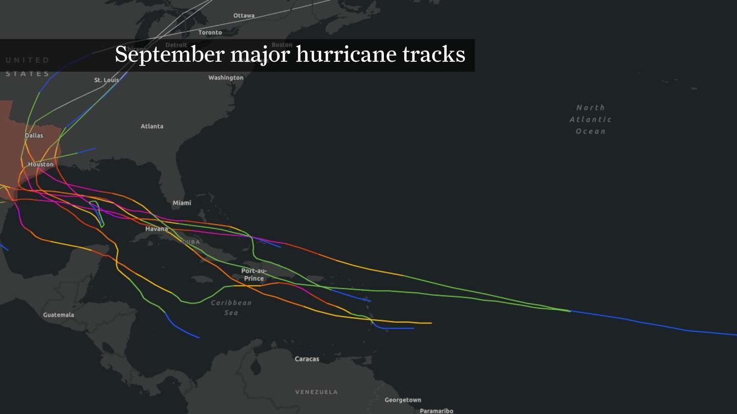 Hurricane season's peak brings Texas the most storm landfalls