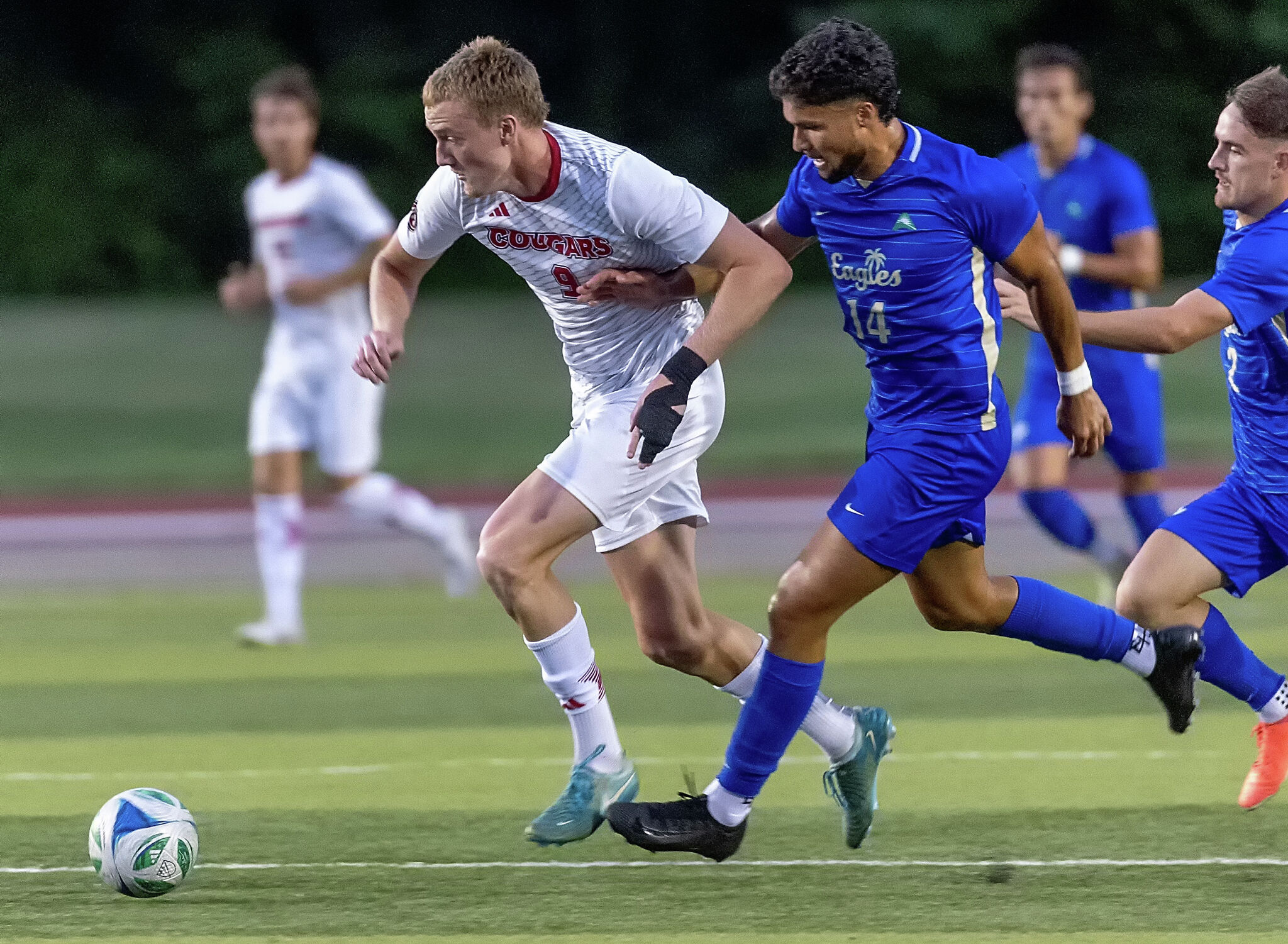 SIUE men’s soccer tops Air Force 2-1 after lightning delay