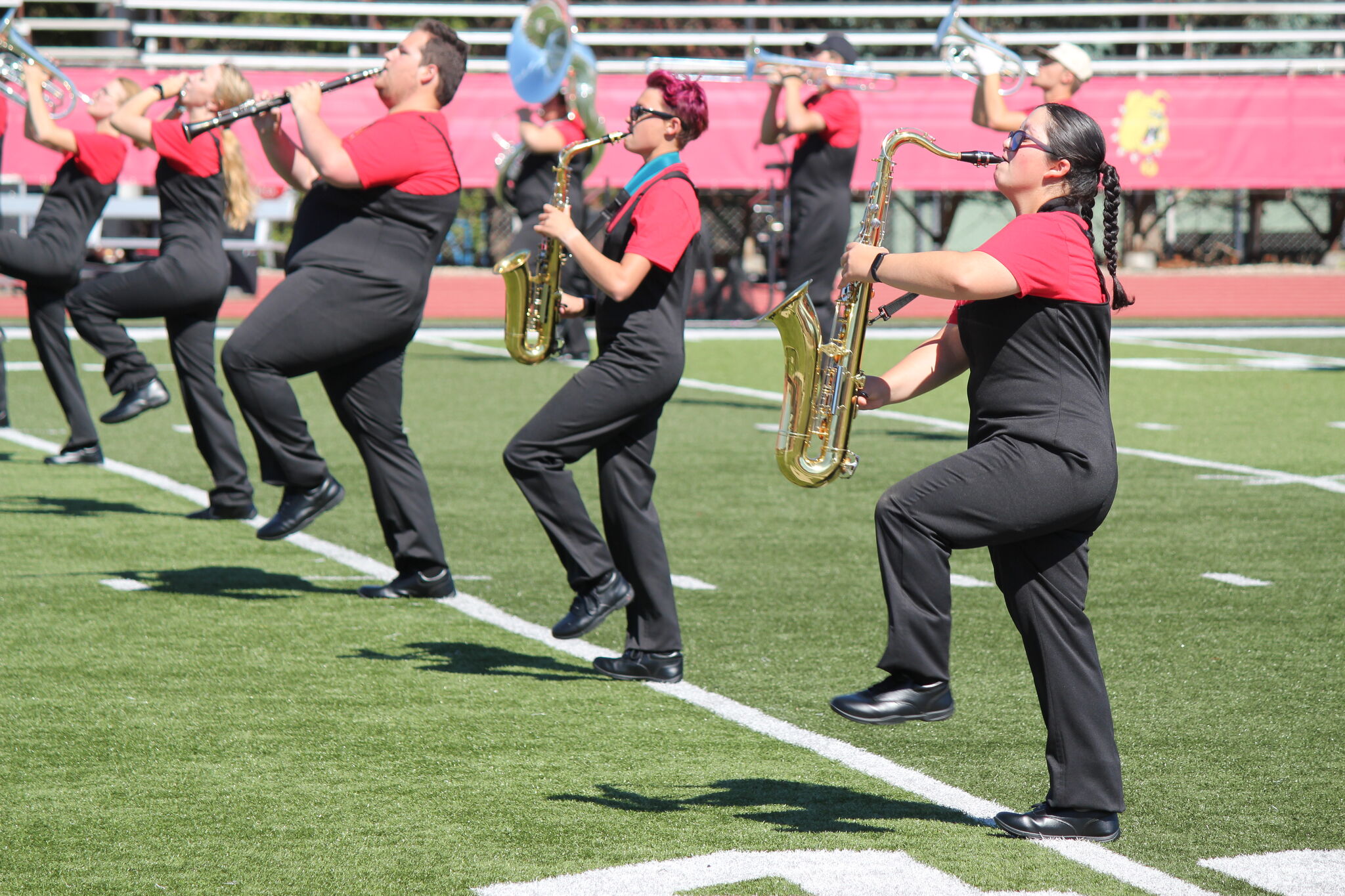 Ferris State University marching band takes field, a first in 30 years
