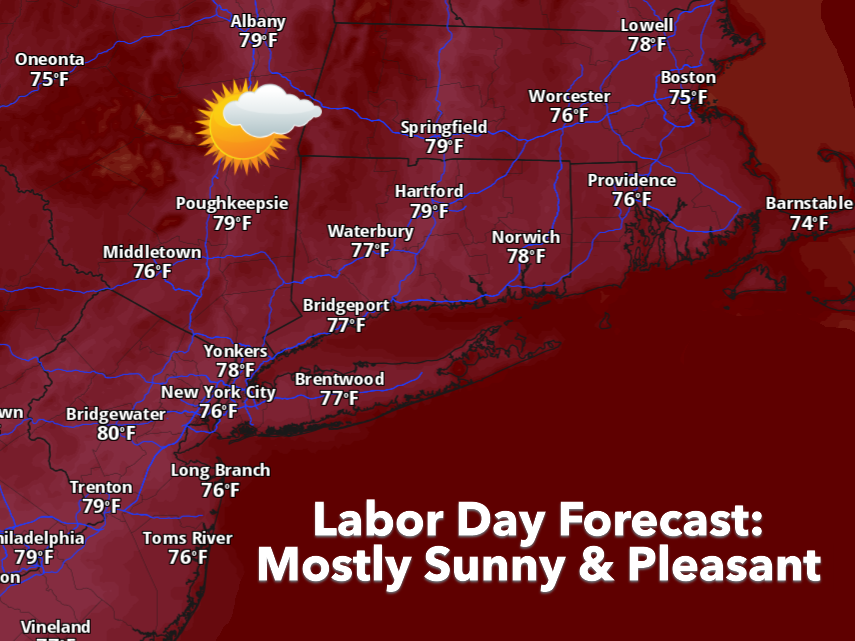 Labor Day forecast: Sunny and seasonable. But when will it rain?