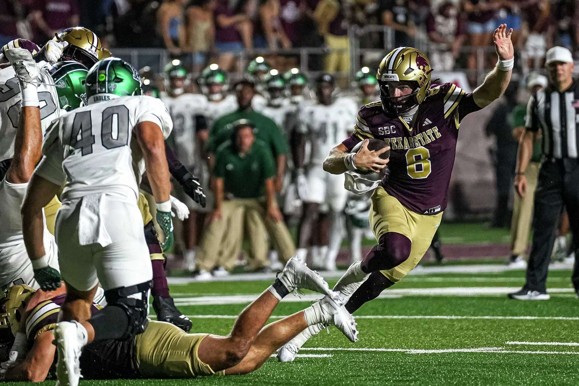 Texas State football vs Eastern Michigan score: Bobcats earn first win
