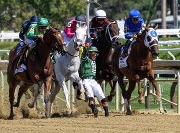 Irad Ortiz Jr. avoids major injury after fall in Jockey Club Gold Cup