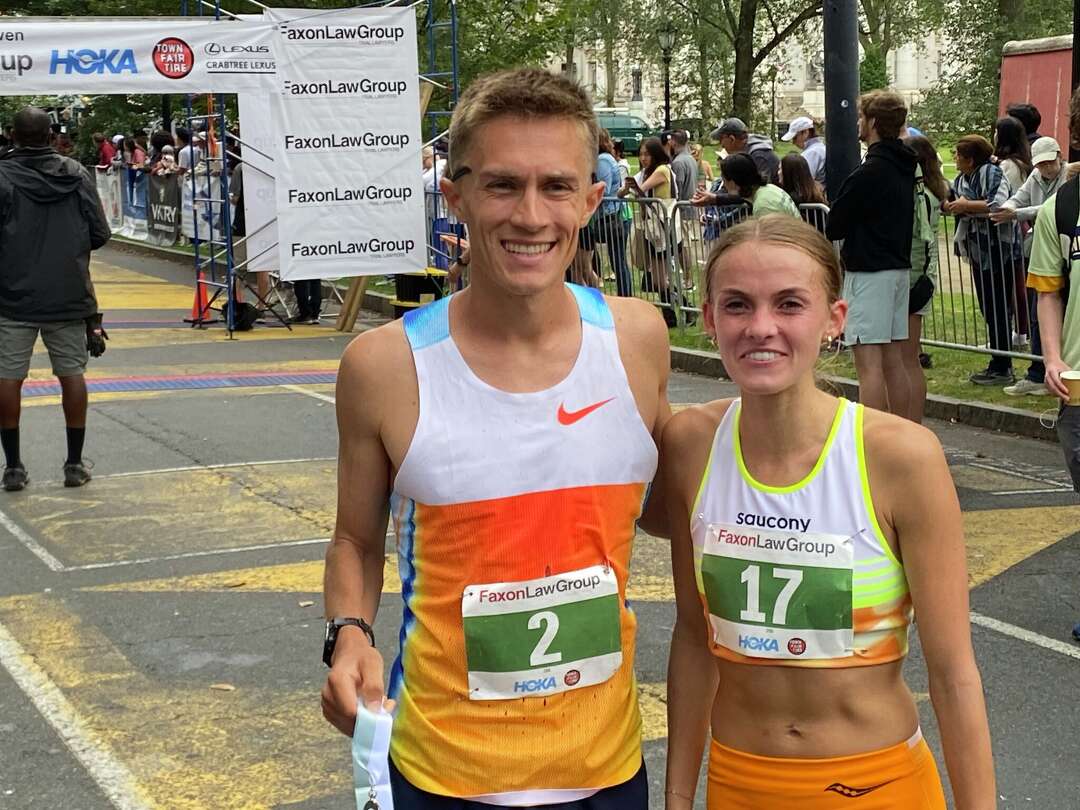 Conner Mantz, Aubrey Frentheway win 2025 New Haven Road Race titles