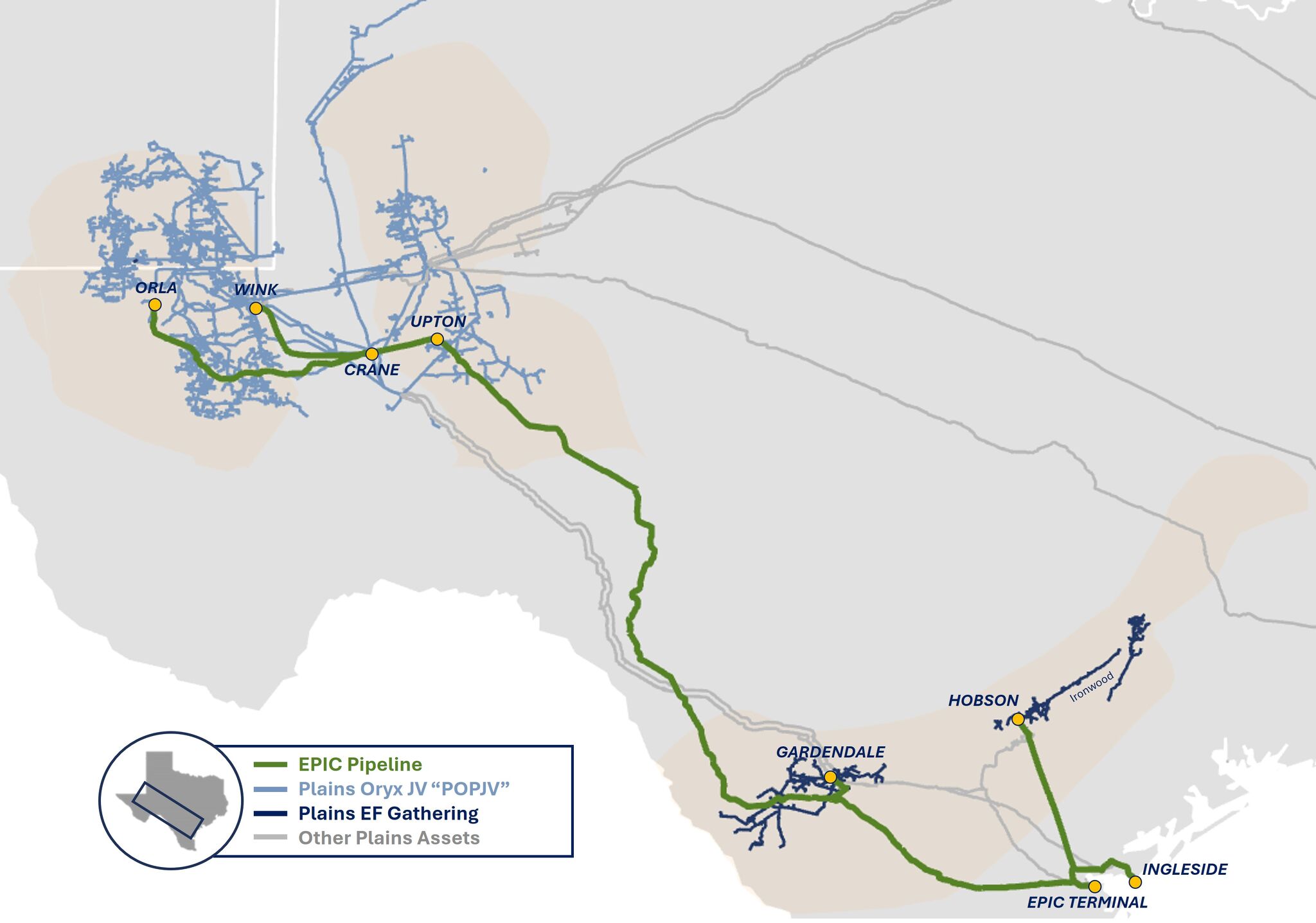 Plains to buy EPIC pipeline interests from Diamondback, Kinetik