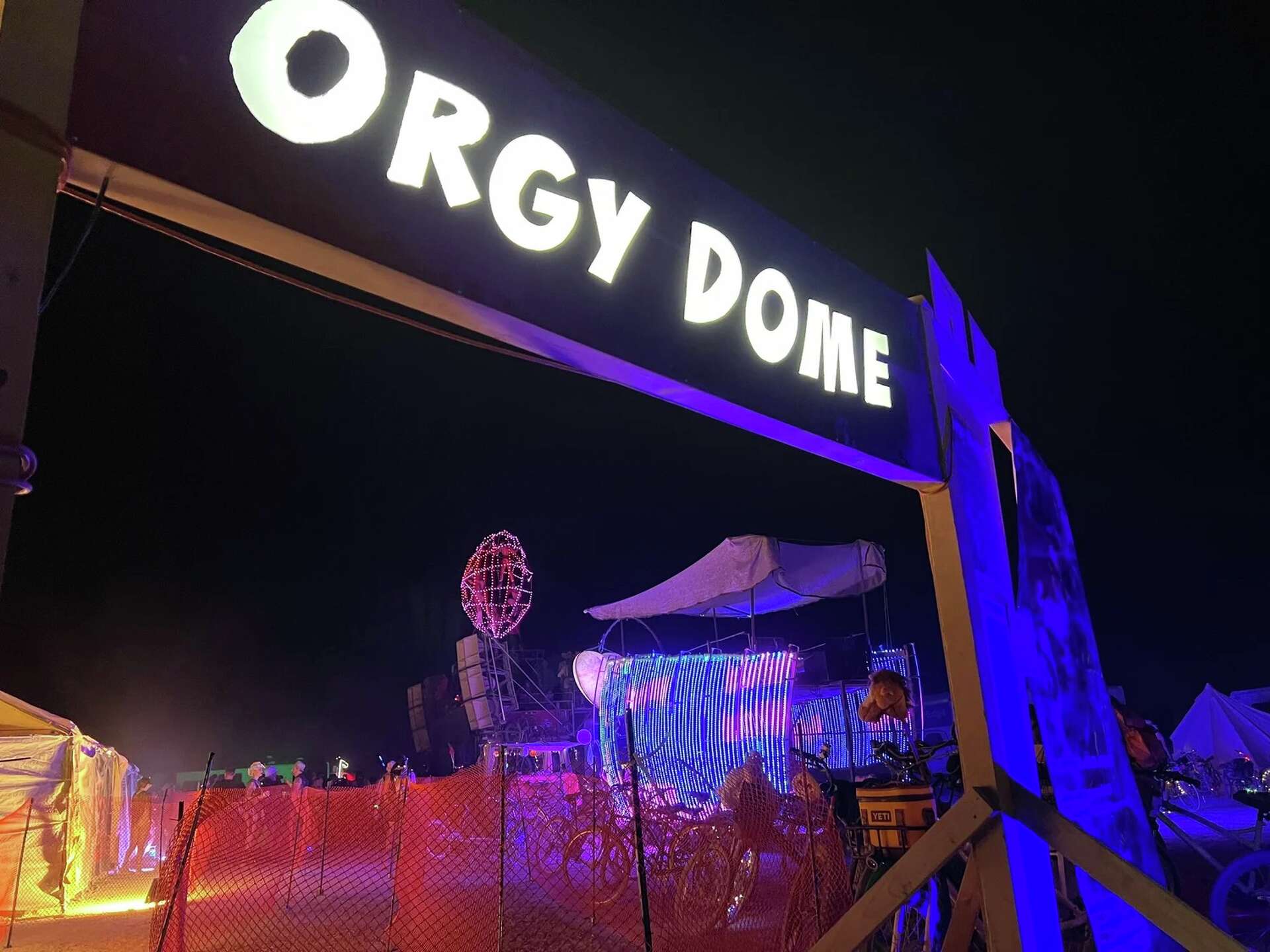 Orgy Dome organizers seek donations for Burning Man 2026 return