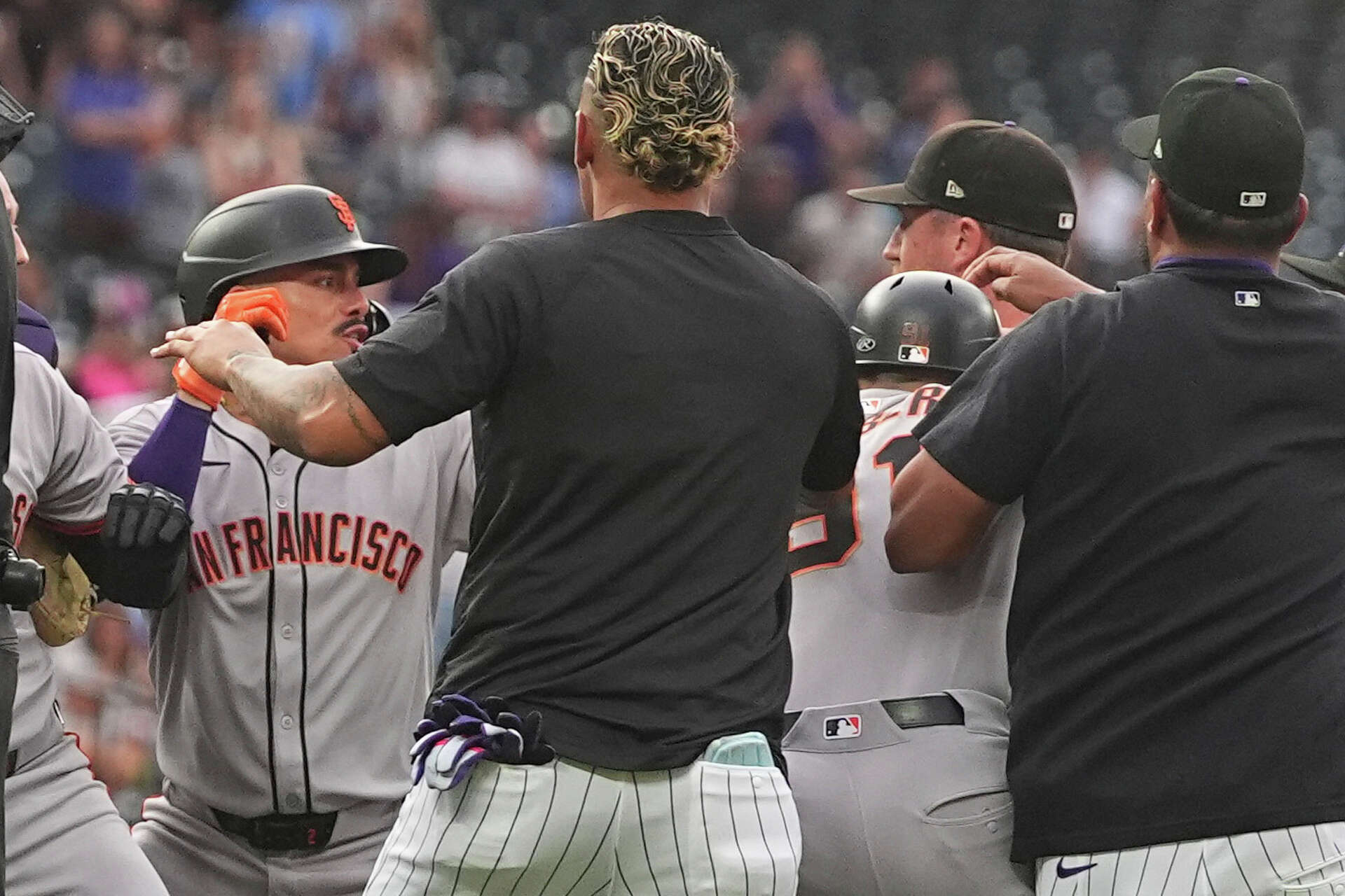 Giants’ Matt Chapman given 1-game suspension for role in Rockies brawl