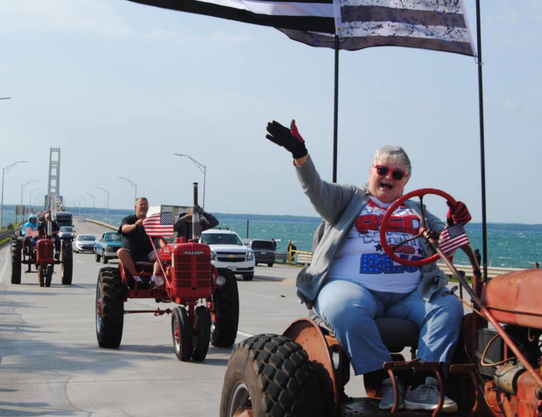 Mackinac Bridge antique tractor crossing returns Sept. 6