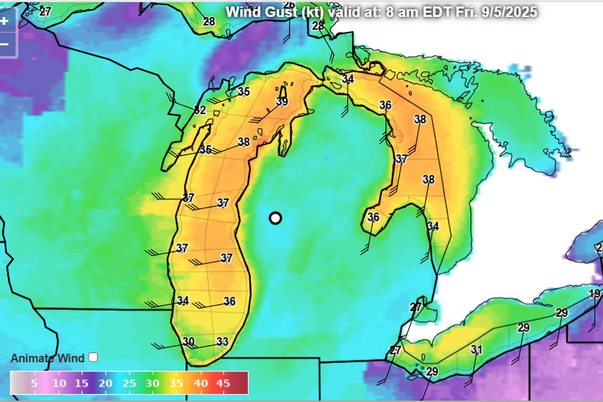 Dangerous lake conditions expected for Lake Michigan, Huron on Friday