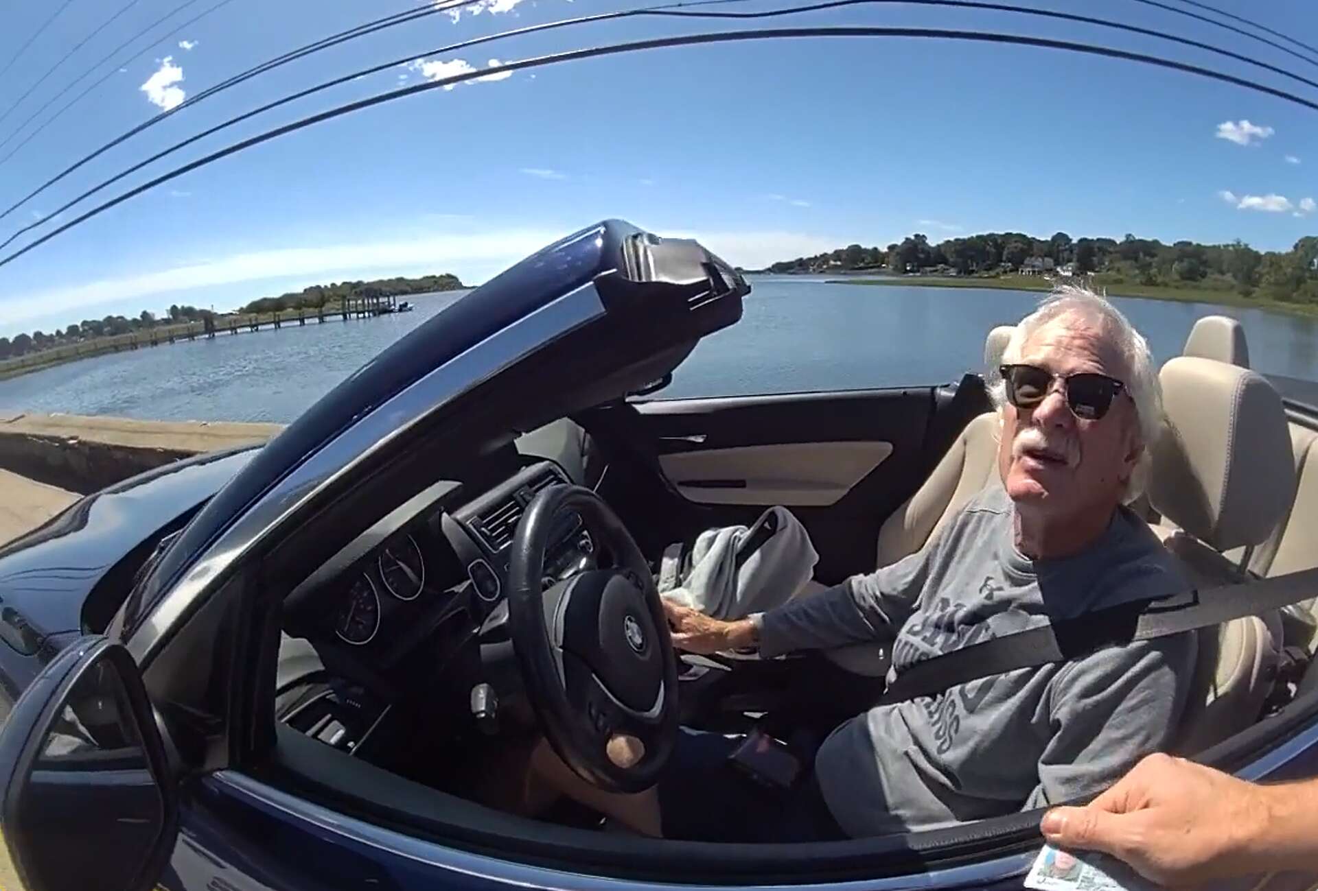 Video shows ex-CT College official drive toward pedestrians