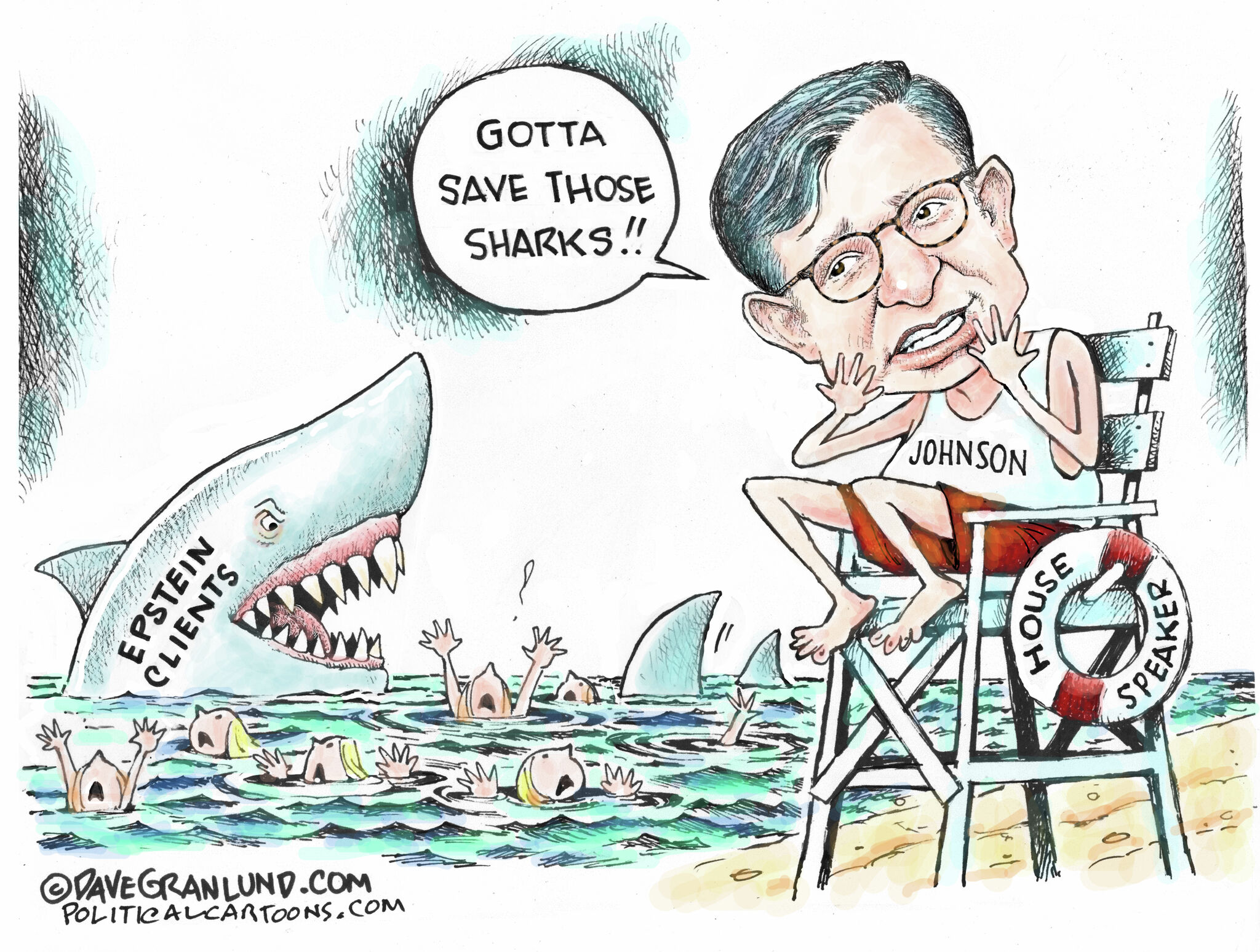 Opinion cartoon: Lifeguard