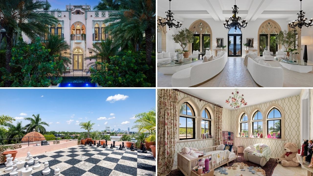 Gothic-Inspired 'Fairytale Castle' in Miami's Exclusive Coconut Grove ...
