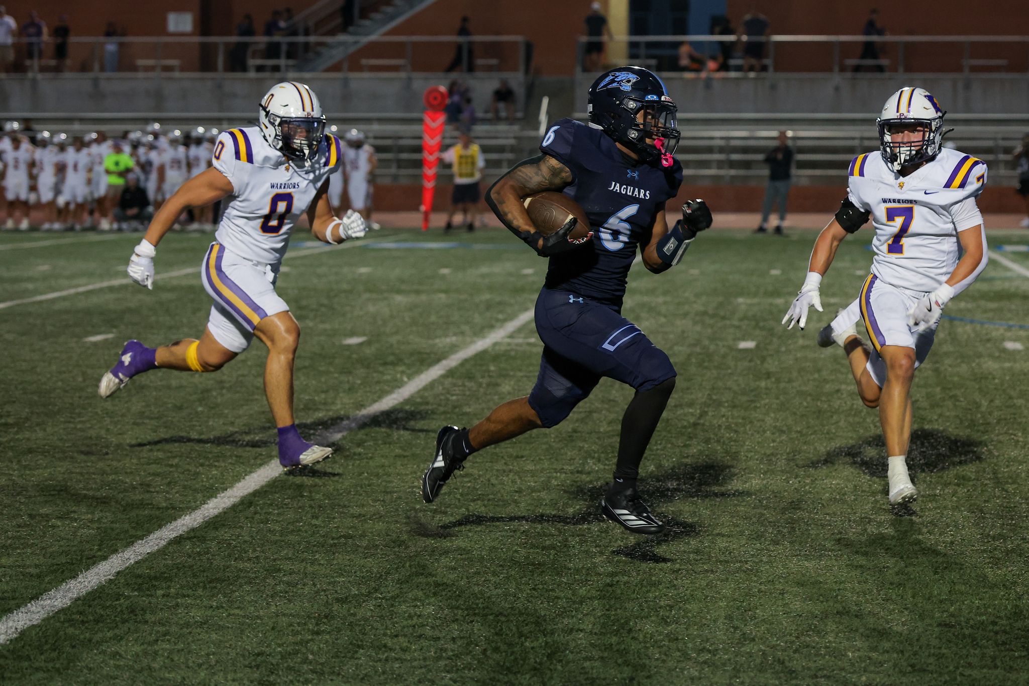 No. 2 Johnson football downs No. 7 Pieper with strong defense