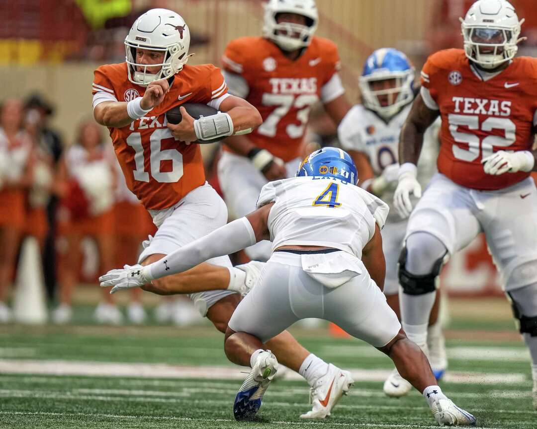 College football rankings: Where Texas Longhorns place after SJSU win
