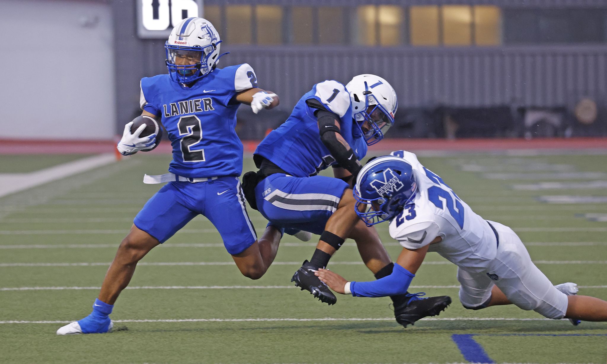 Nicholas Torres leads Lanier football to victory over Memorial