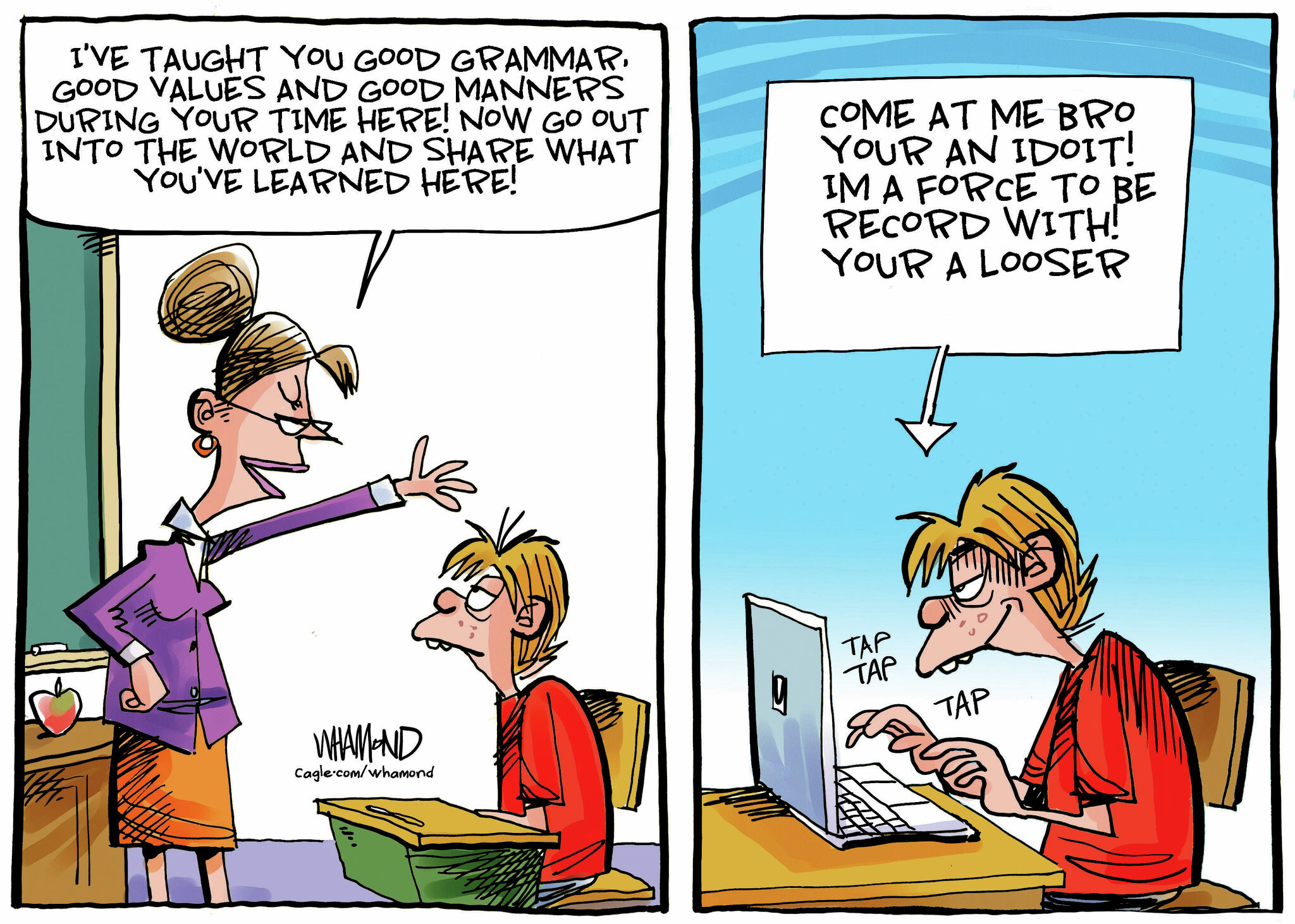Opinion cartoon: Lessons not learned