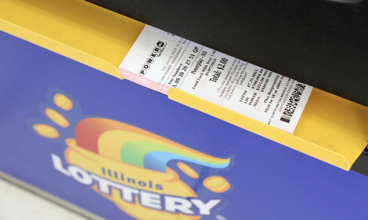Illinois Lottery Powerball awards two $1M prizes statewide