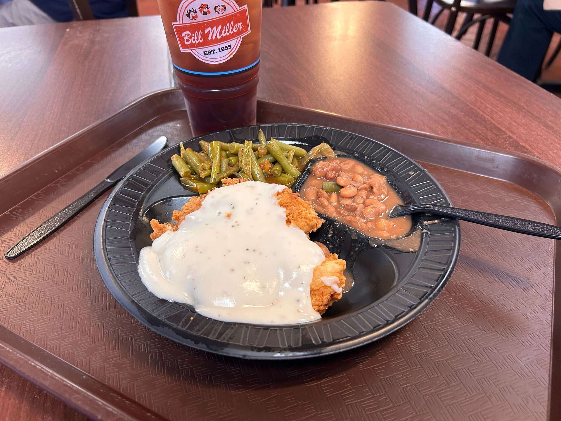 Bill Miller Bar-B-Q fries up golden chicken-fried chicken deal