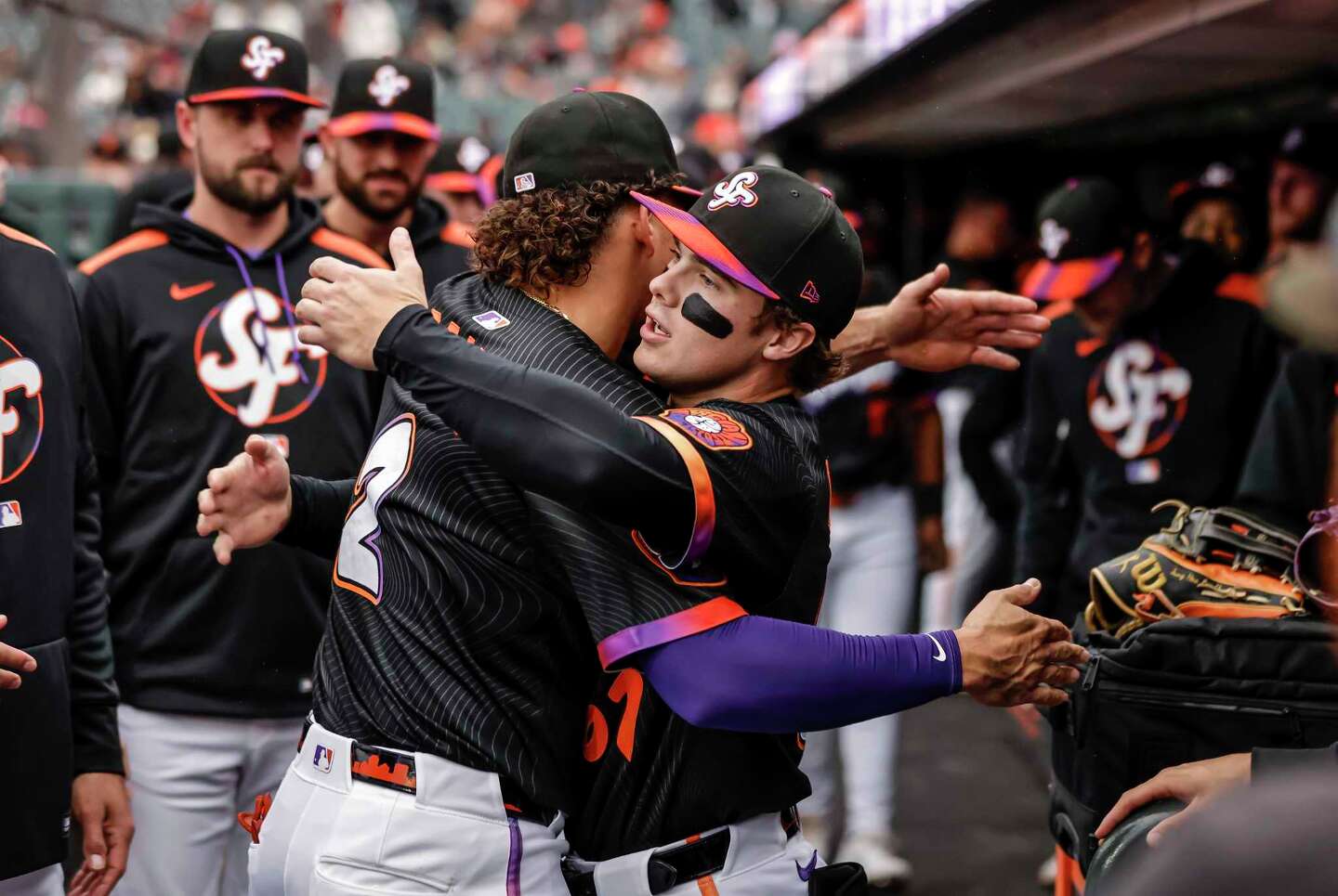How Giants’ Drew Gilbert fires up a daily ‘party in the dugout’