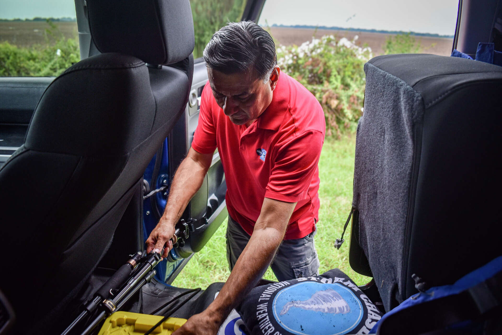 Houston storm chaser is always one step ahead of the weather