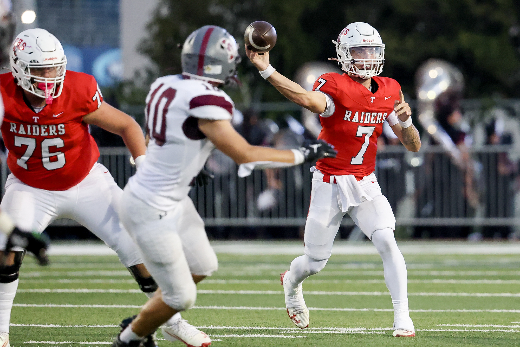 Tucker Vogel, Taft football cruise past Marshall in 28-6A opener