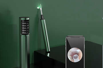 Ear cleaning just got real with 1080p video and a waterproof design