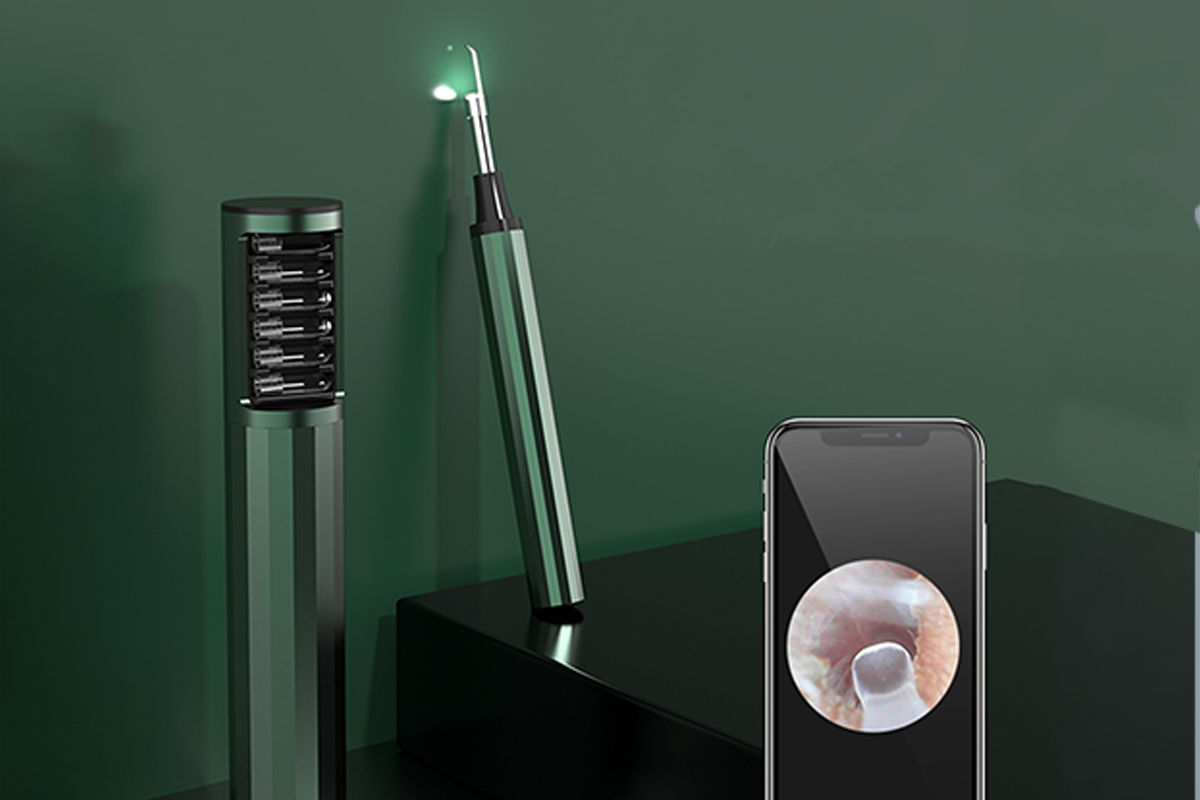 Ear cleaning just got real with 1080p video and a waterproof design