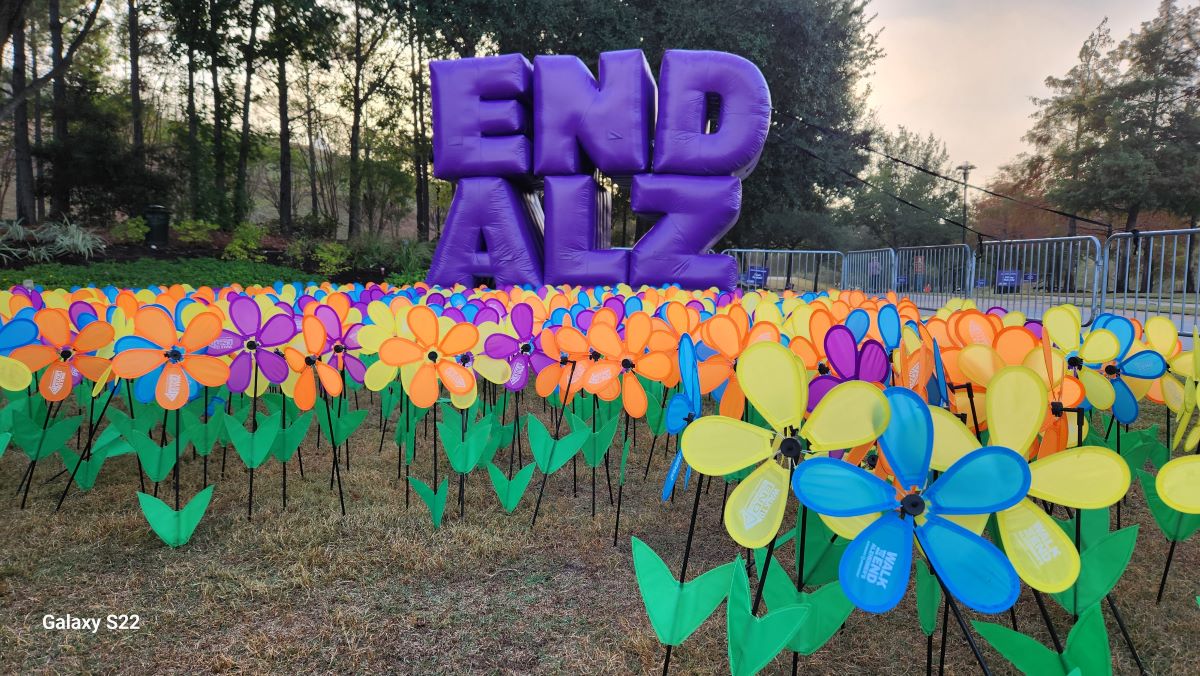 Promise Garden a part of Phlock's Woodlands ALZ Walk Team fundraiser
