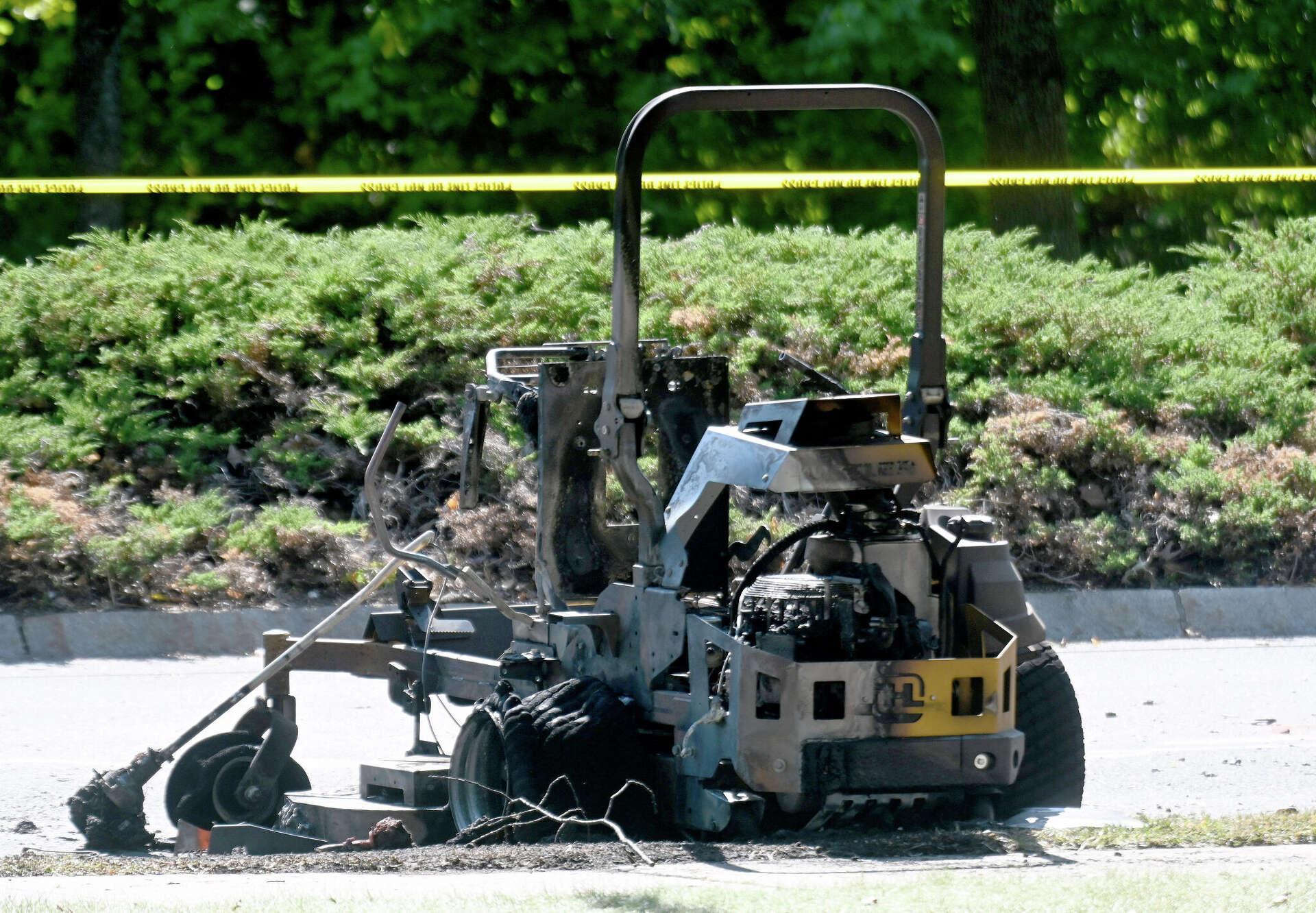Enfield town employee killed in crash while on lawn mower: Officials