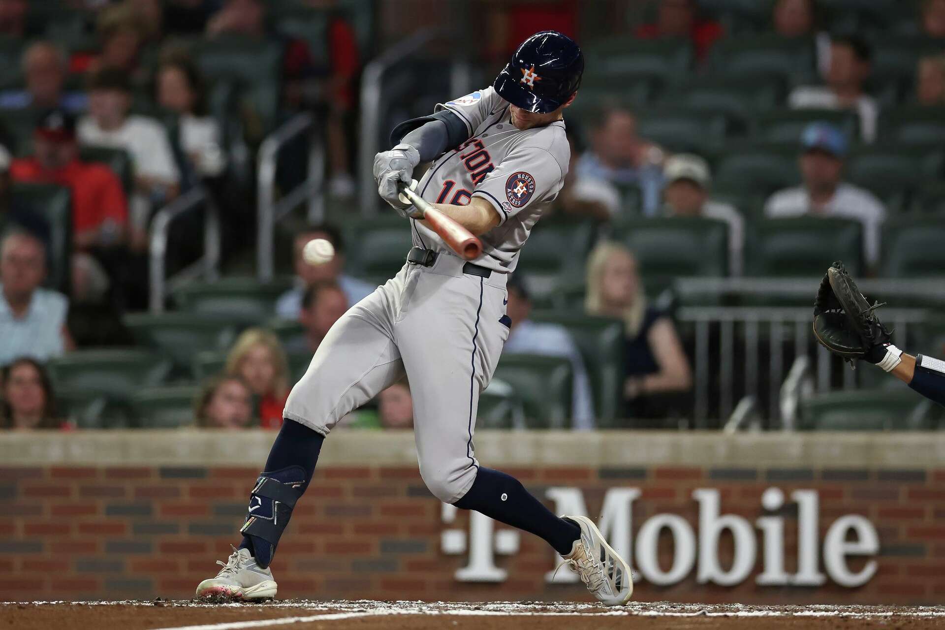 Houston Astros' rookie Zach Cole homers on first pitch