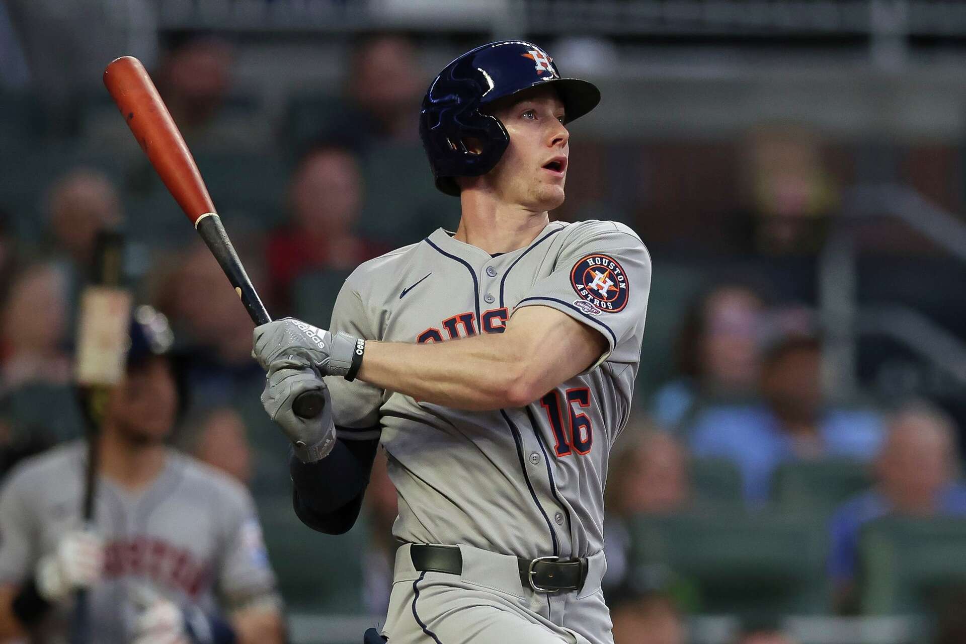 Houston Astros' rookie Zach Cole homers on first pitch