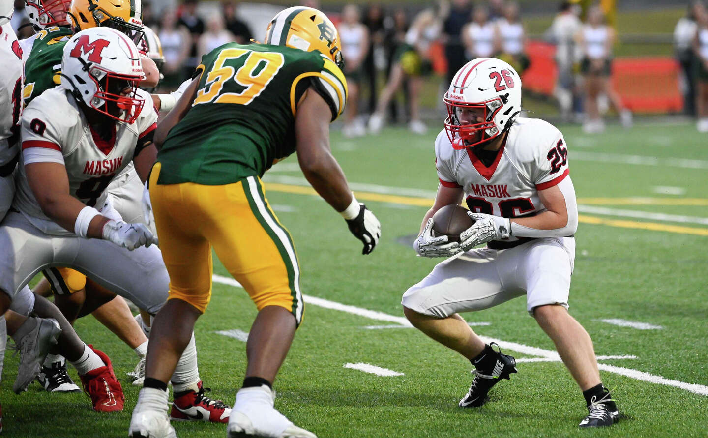 No. 9 Masuk football opens with win at Holy Cross in Alliance matchup