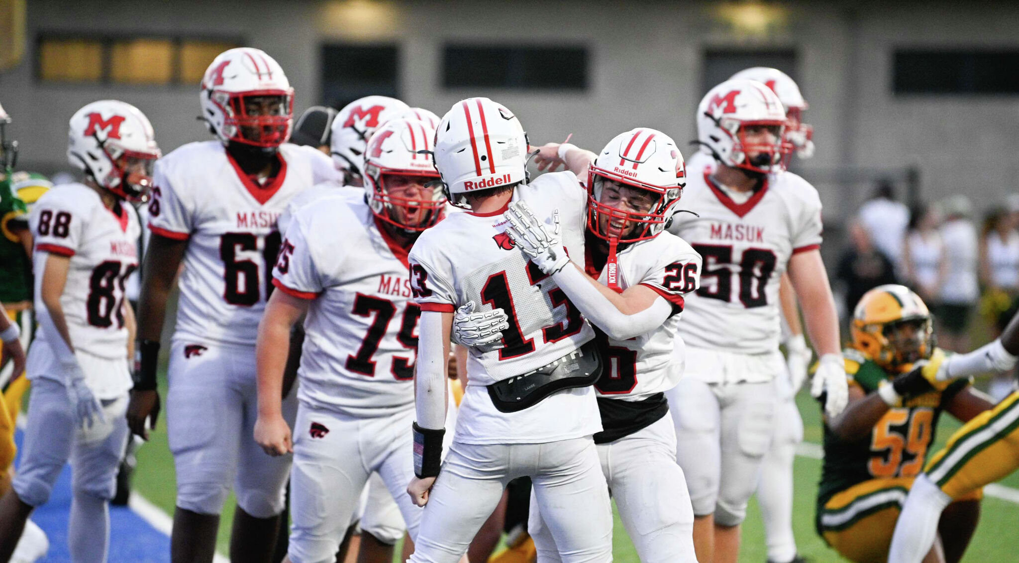 No. 9 Masuk football opens with win at Holy Cross in Alliance matchup