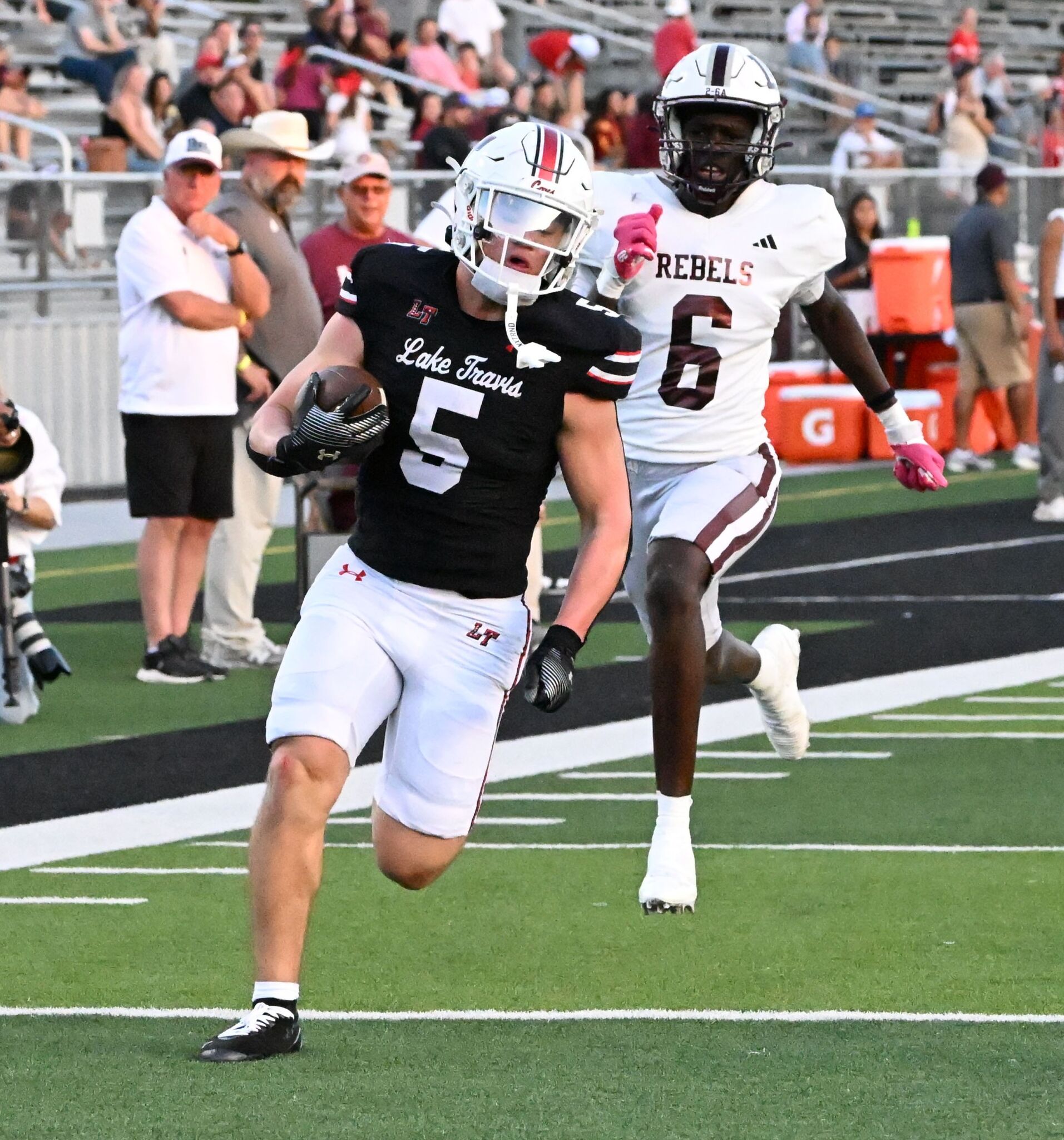 High school football: Lake Travis, Anderson remain on top of area poll