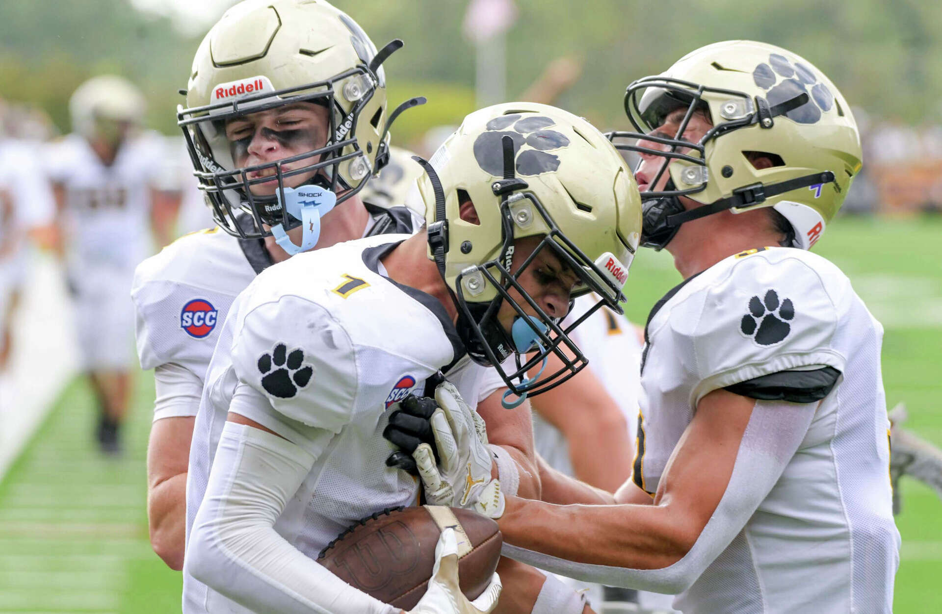 Daniel Hand football, QB Bobby Reh, edge St. Joseph on last play