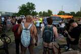Annual Houston World Naked Bike Ride protests bike lane removal