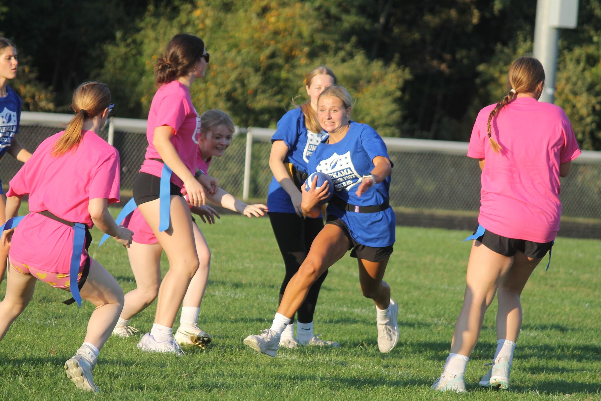 Homecoming week at Onekama starts with powder-puff game