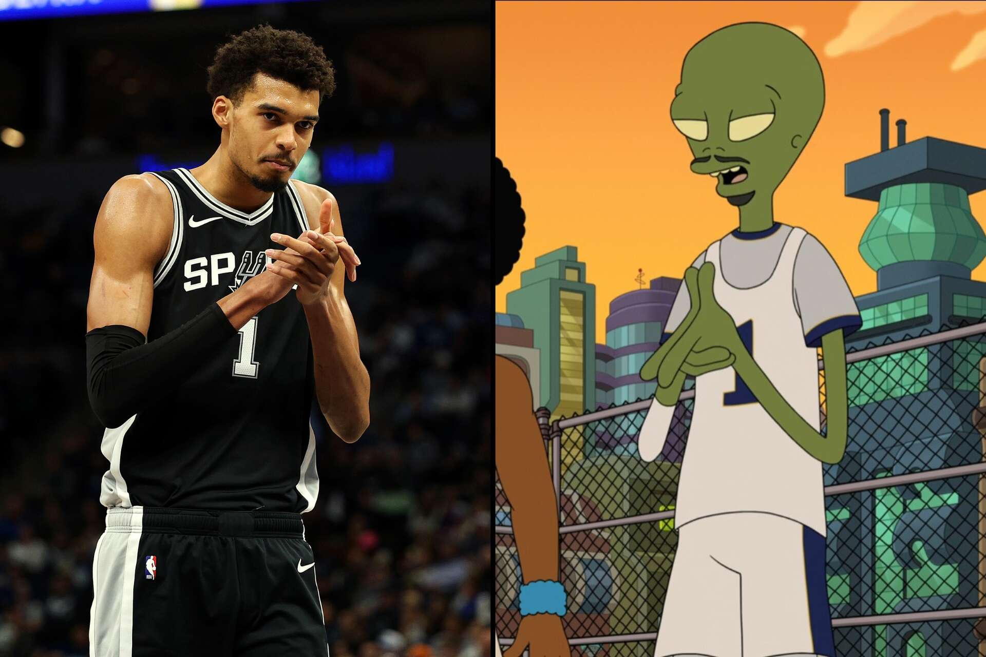 Wembanyama the alien stars in 'Futurama' new season premiere