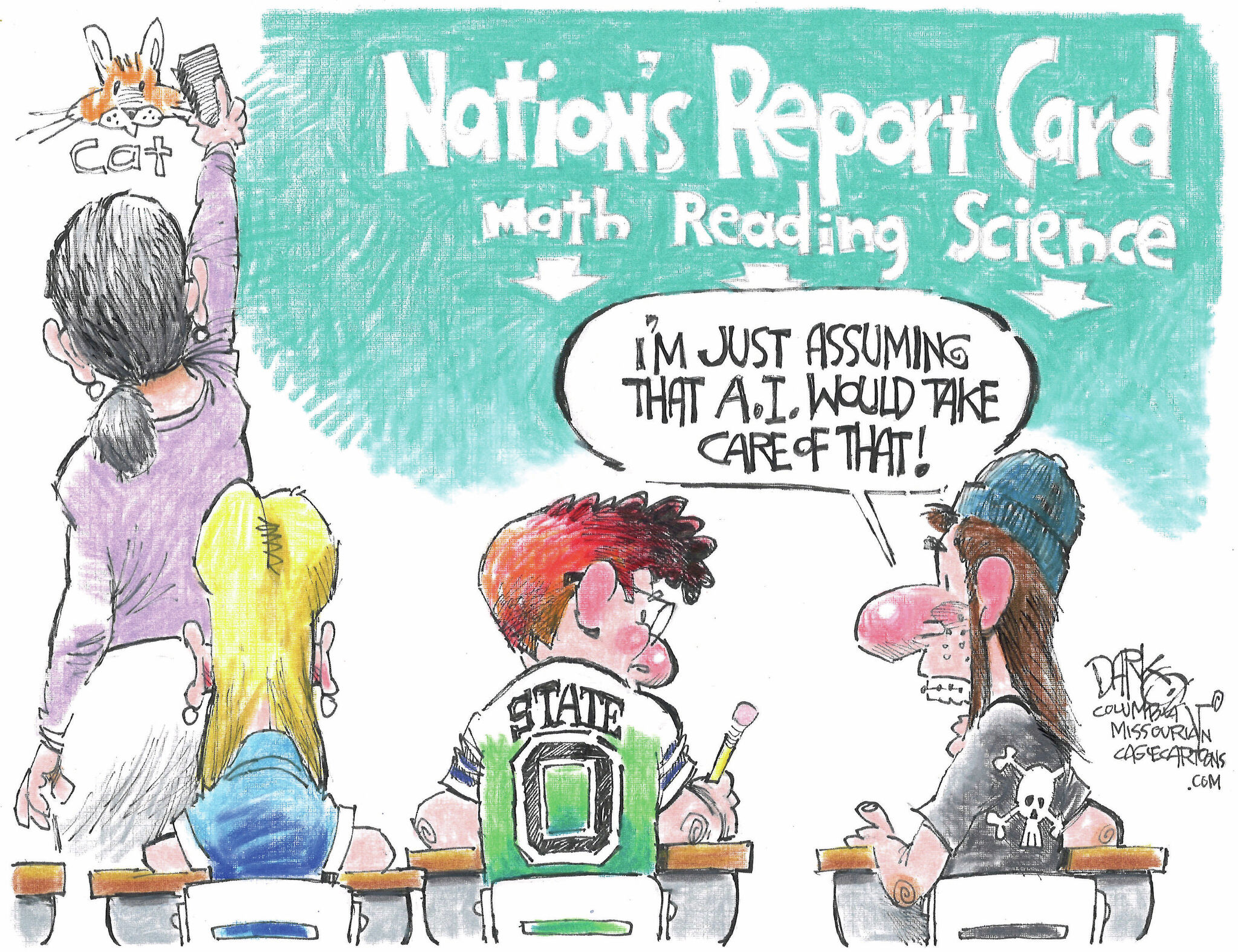Opinion cartoon: Shifting blame