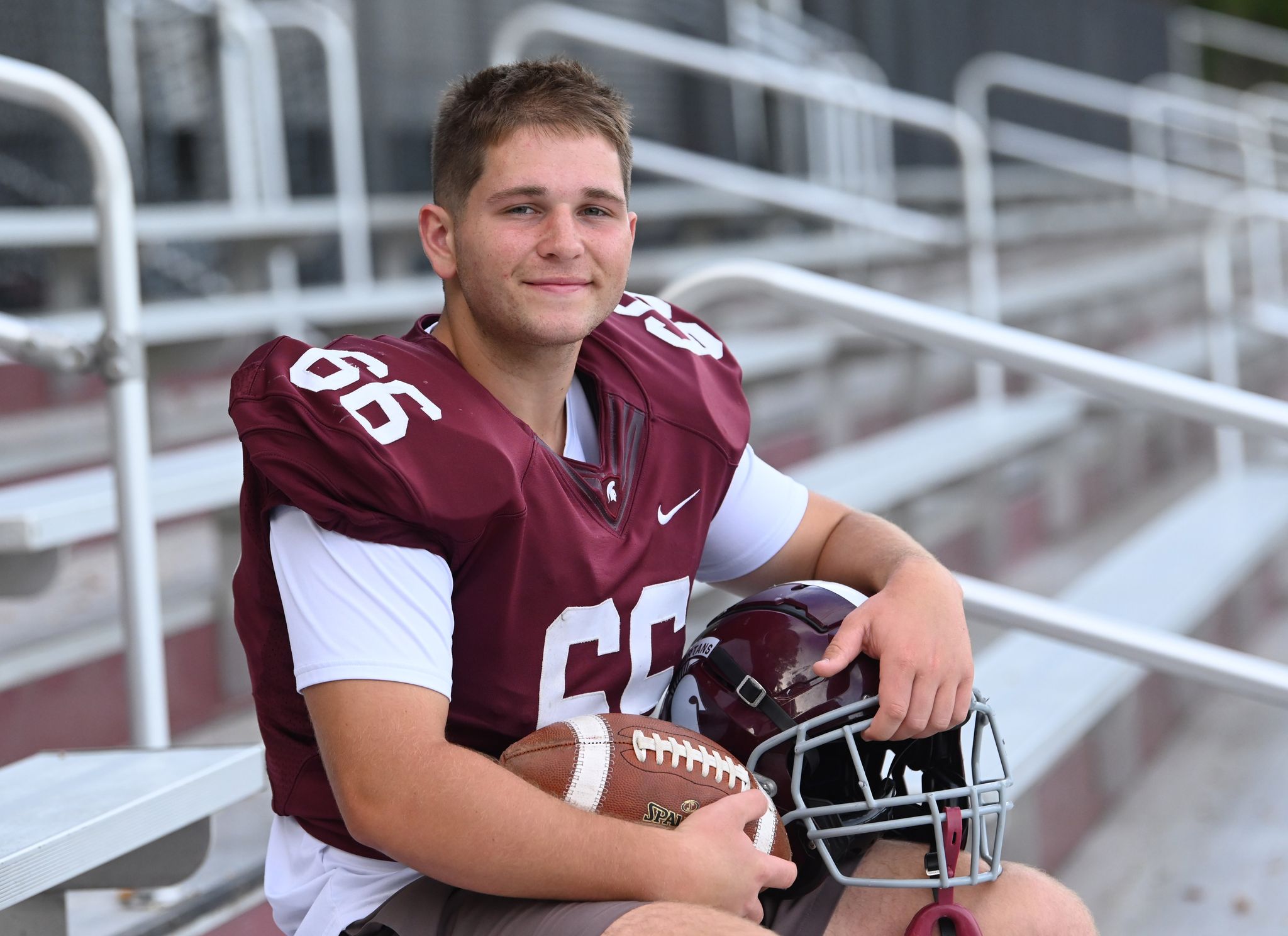 Logan Tomlinson is a versatile star for Burnt Hills football