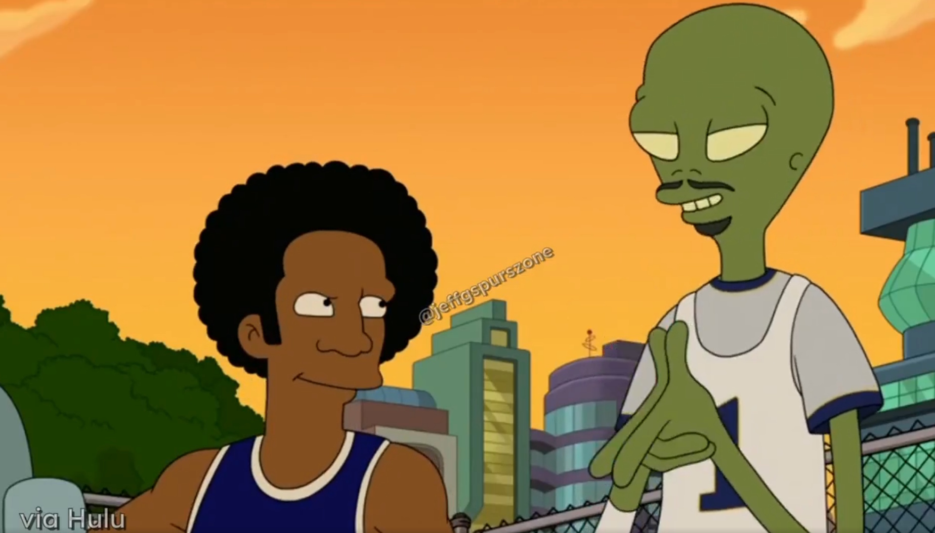 Wemby debuts as alien on 'Futurama' and new series 'Alien Dunk'