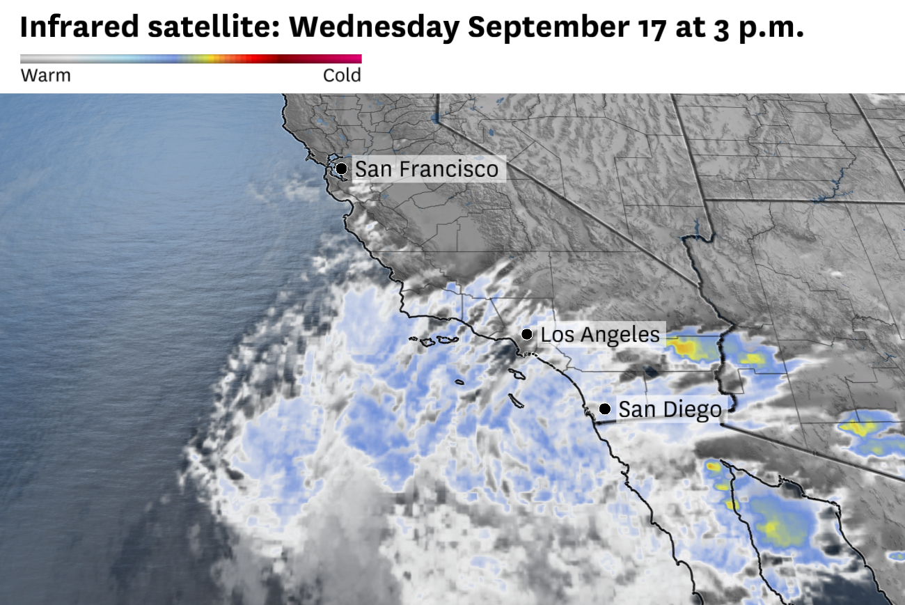 California flood watches issued as tropical-like weather arrives