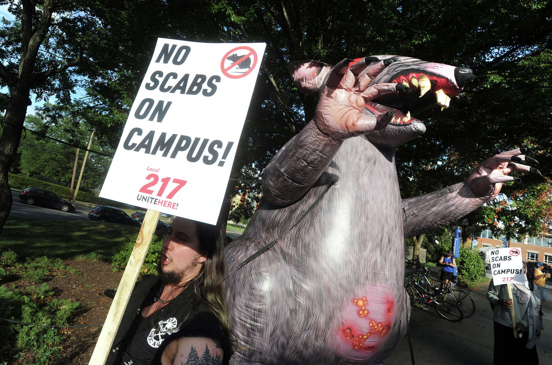 Food-service workers at Connecticut colleges could go on strike