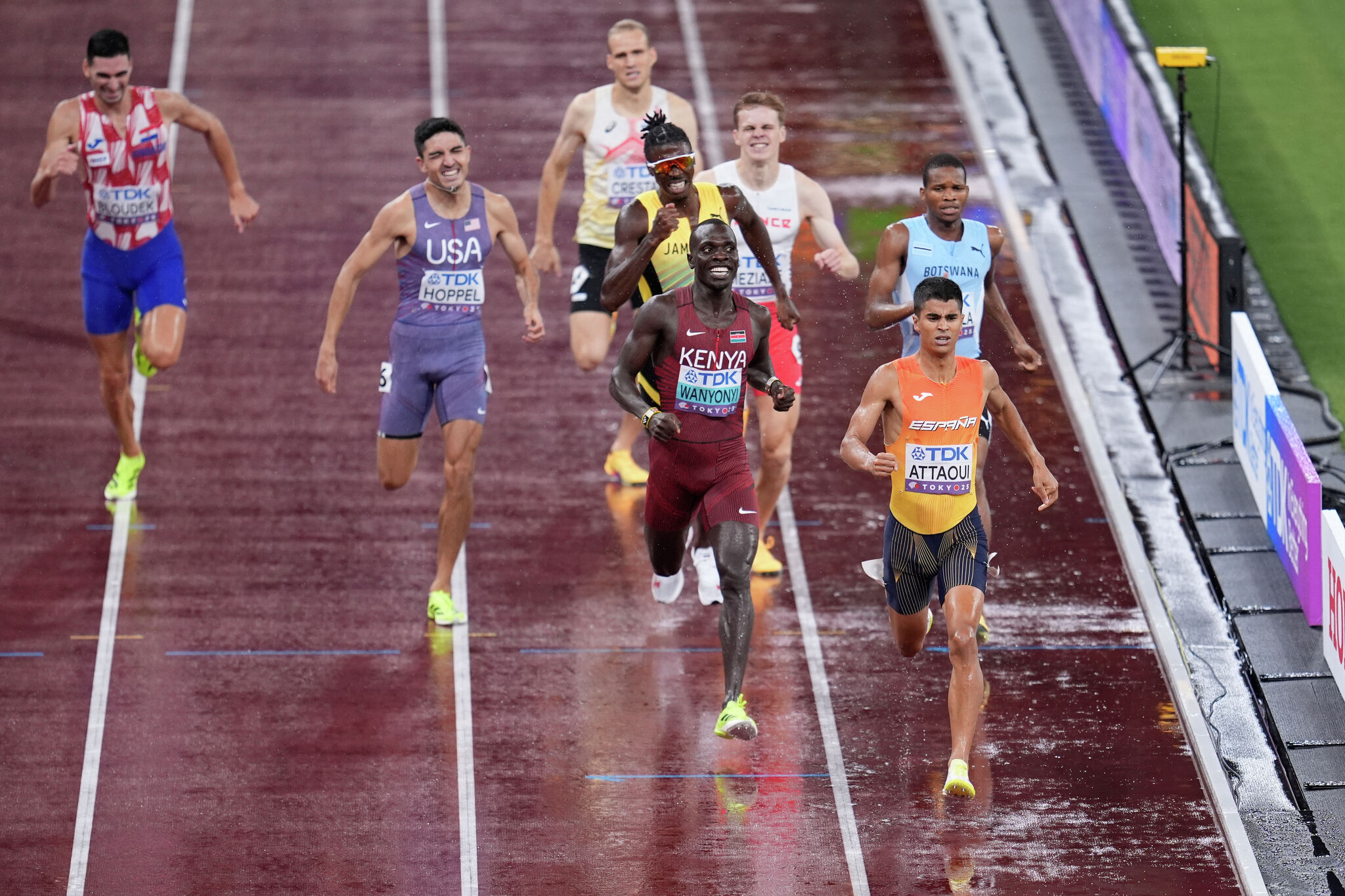 Bryce Hoppel finishes 5th in semifinal heat at world championships