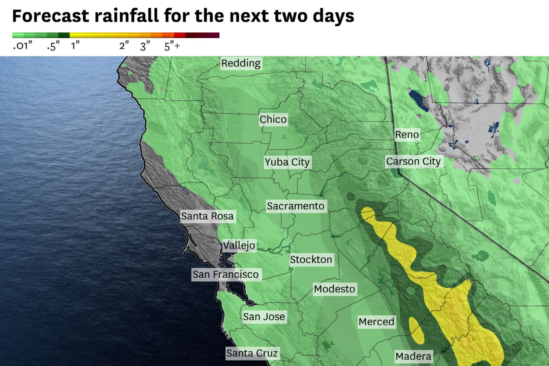 Bay Area weather: Major forecast shake-up as Mario shifts