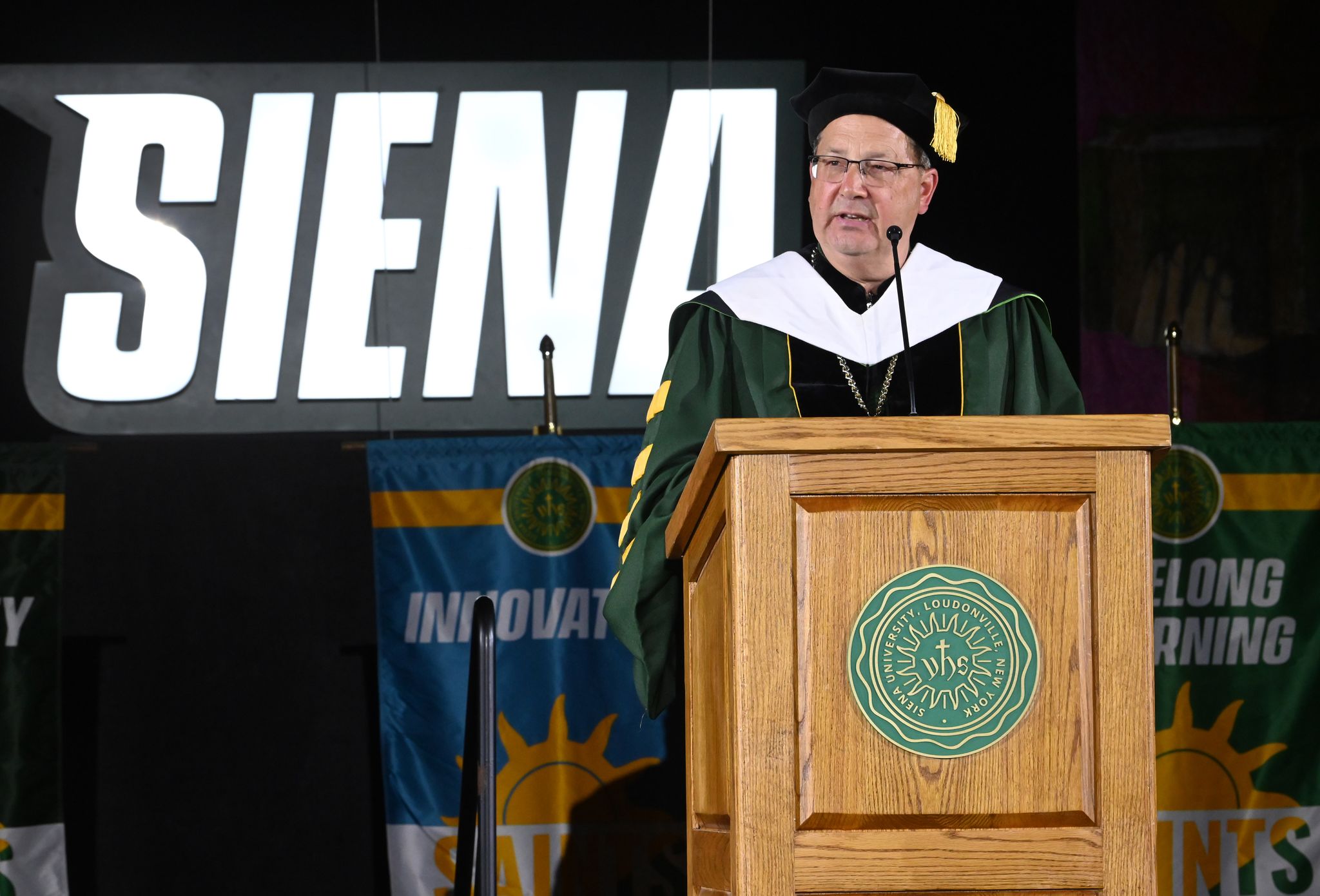 Photos: Siena changes to university to better represent its programs